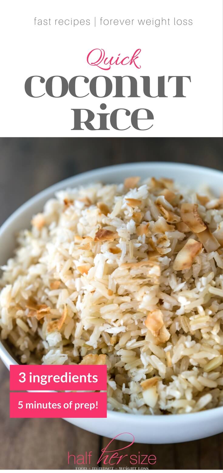 Quick Coconut Rice - Plate Full of Grace